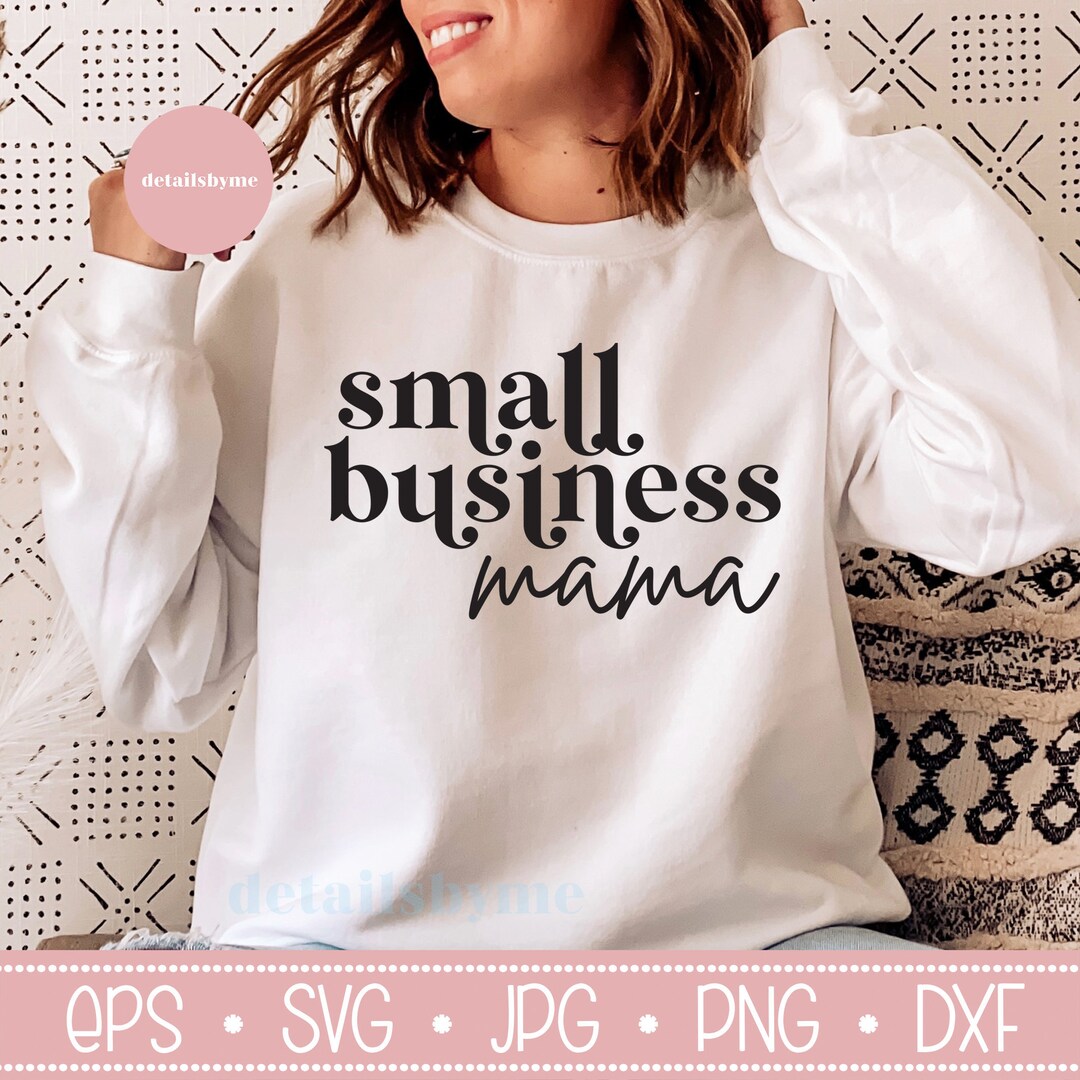 Small Business Mama, Black PNG Print File for Sublimation or Print ...