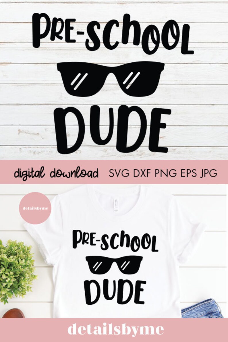 Pre-school Dude Svg Pre-school Svg Preschool Svg Back to - Etsy