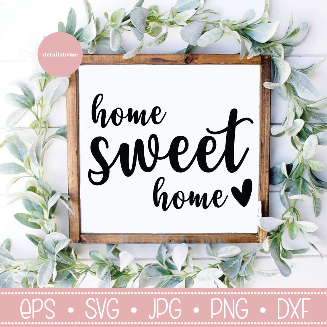 Home Sweet Home Svg Cutting File Home Sweet Home Dxf Svg | Etsy