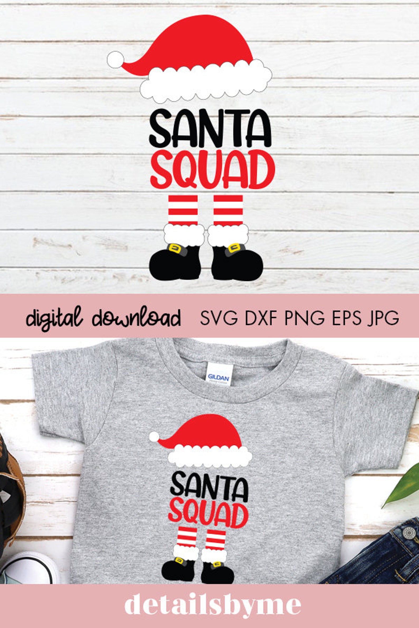 Christmas Svg Santa Svg Santa Squad Svg Santa Hat Svg - Etsy