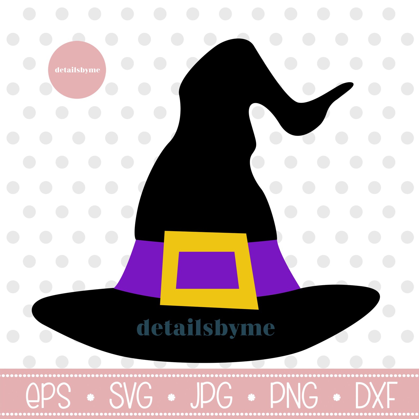 Witch Hat Svg Halloween Witch Hat Halloween Hat Clipart | Etsy