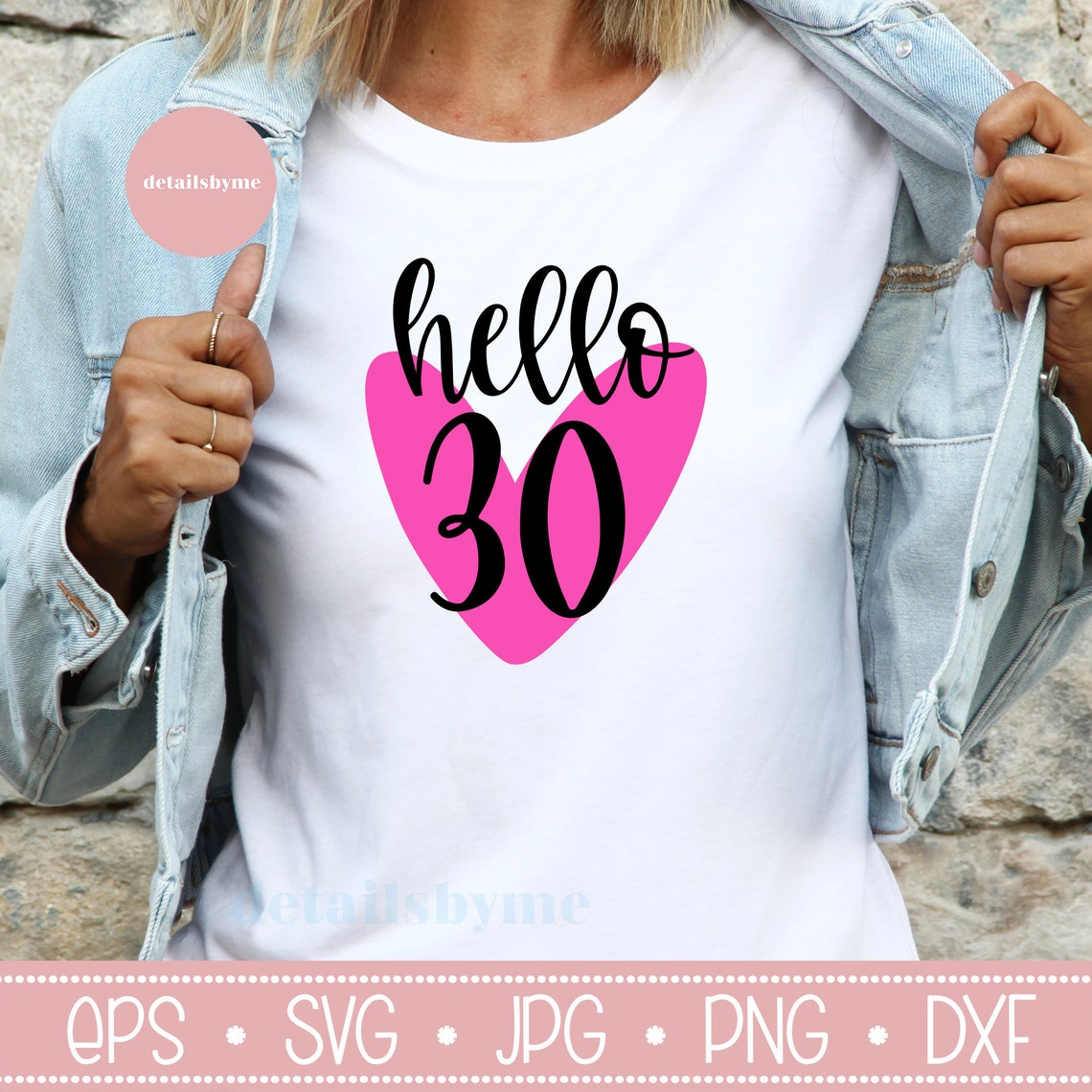 Hello Thirty svg Thirty and Fabulous SVG 30 and fabulous | Etsy