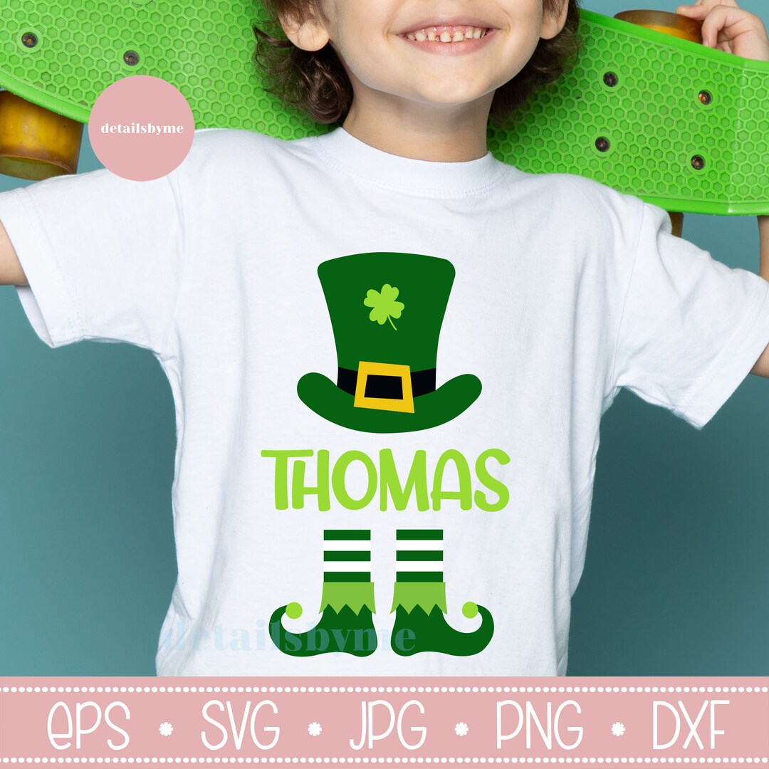 Boy St Patricks Day Svg, Leprechaun Svg, Kids St Patricks Shirt Svg, St ...