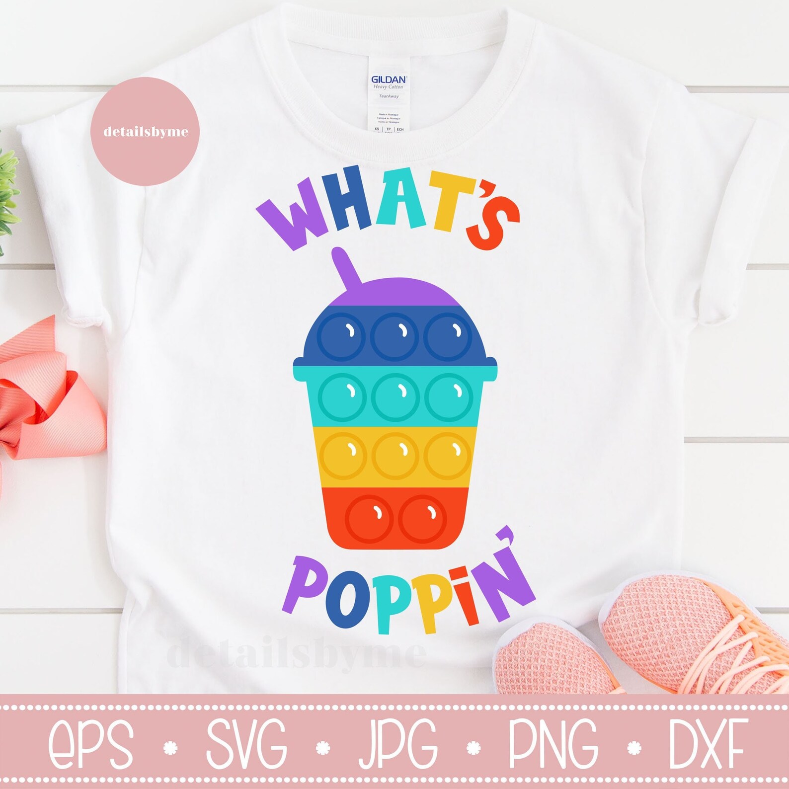 What's Poppin' Svg Pop It Svg Poppin' Girl Pop - Etsy