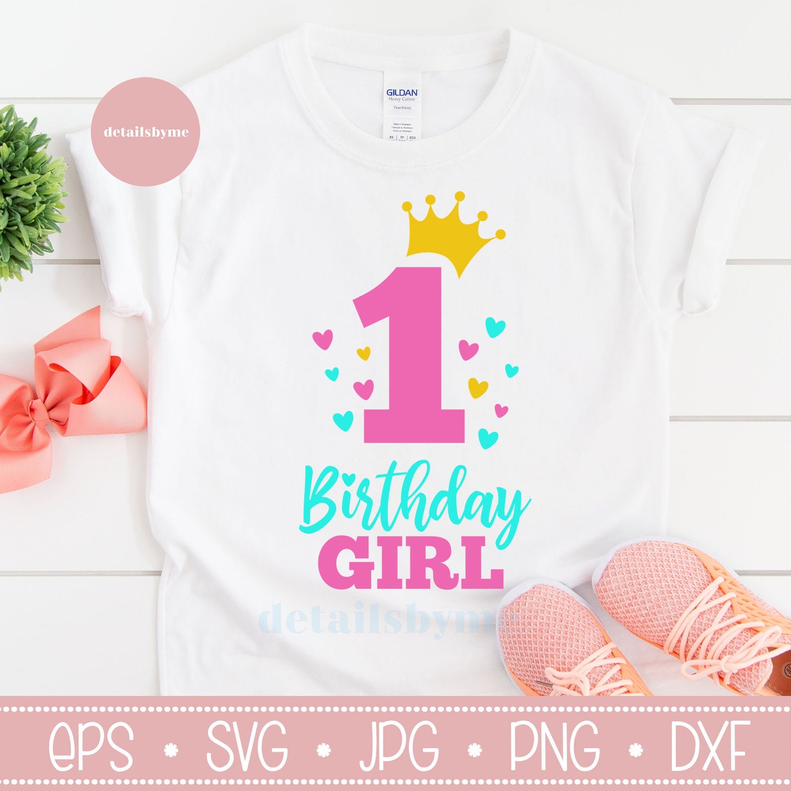 1st Birthday Svg, Birthday Girl Svg, 1st Birthday Svg Girl, Girl ...