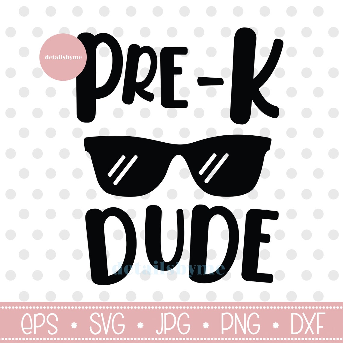 Pre-k Dude Svg Back to School Svg Pre-k Svg Dude Svg - Etsy