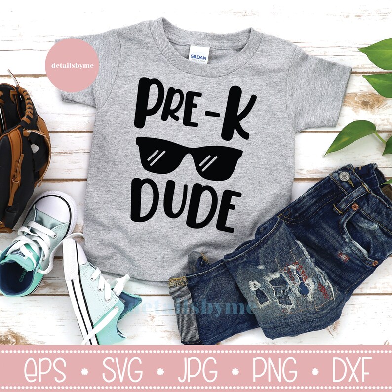 Pre-k Dude Svg Back to School Svg Pre-k Svg Dude Svg - Etsy