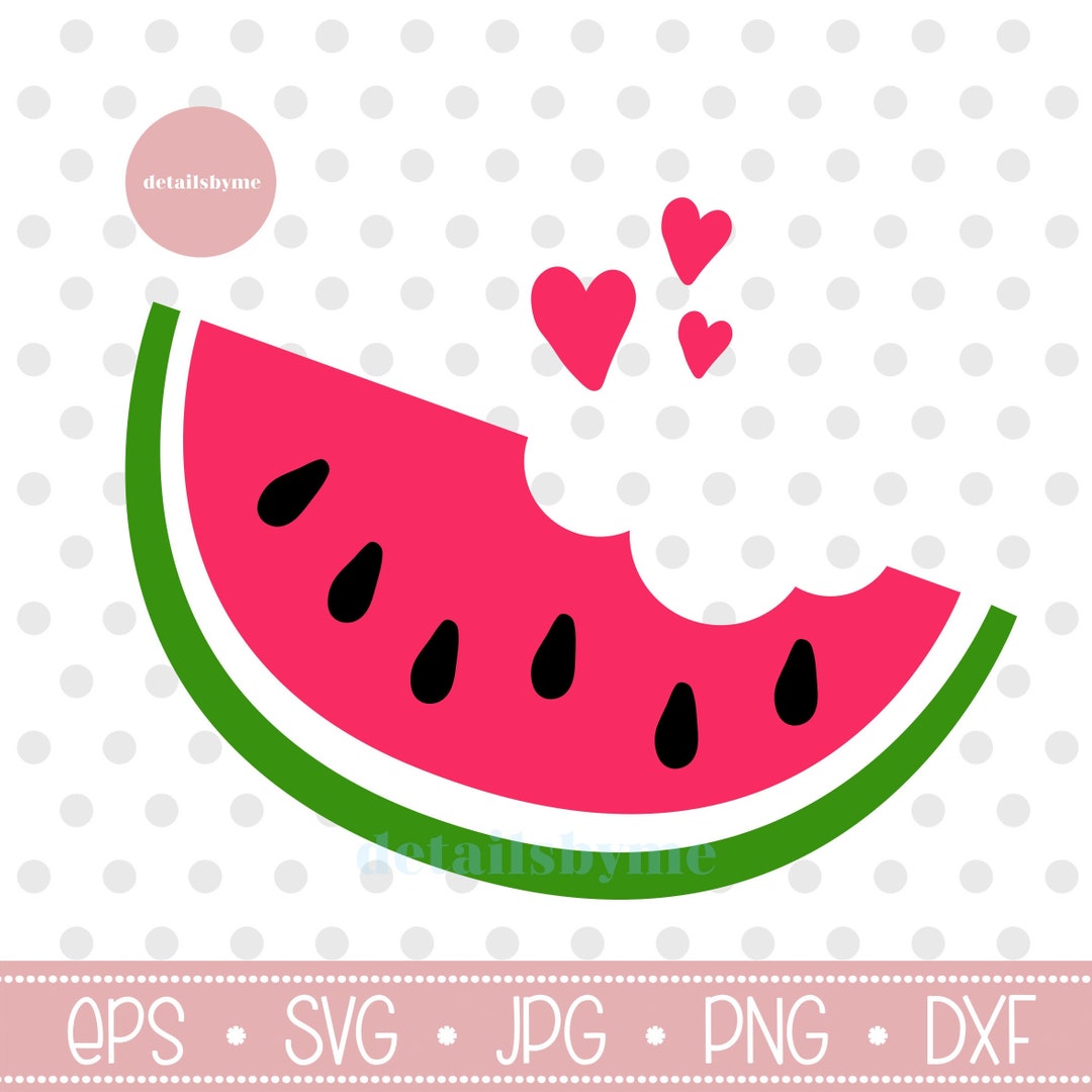 Watermelon Svg File, Watermelon Svg, Watermelon Slice Svg, Summer Time ...
