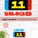 Level 11 Unlocked Svg 11th Birthday Boy Eleven Years Old Gamer Funny ...