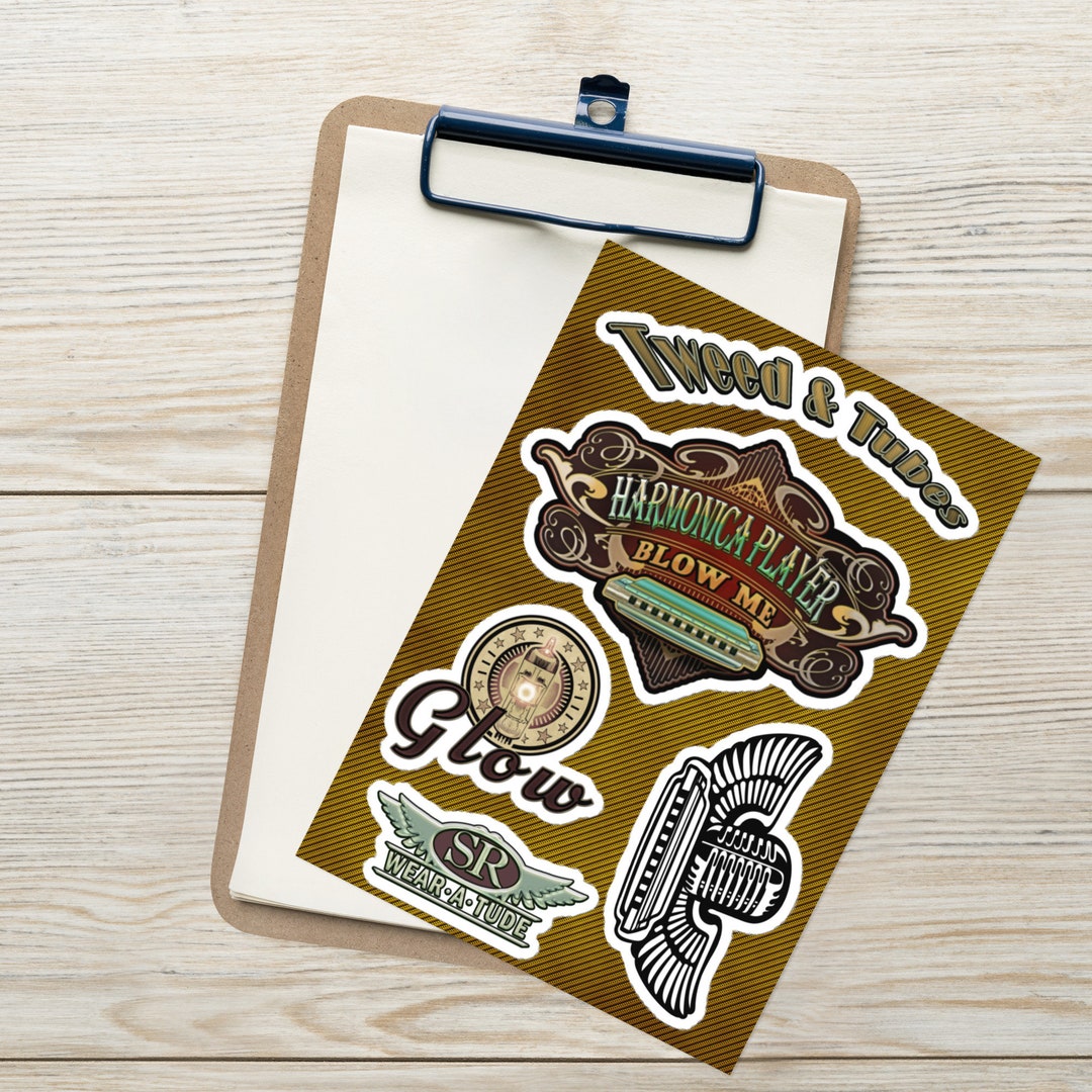 TUBE AMP Stickers for Harmonica Players - Etsy