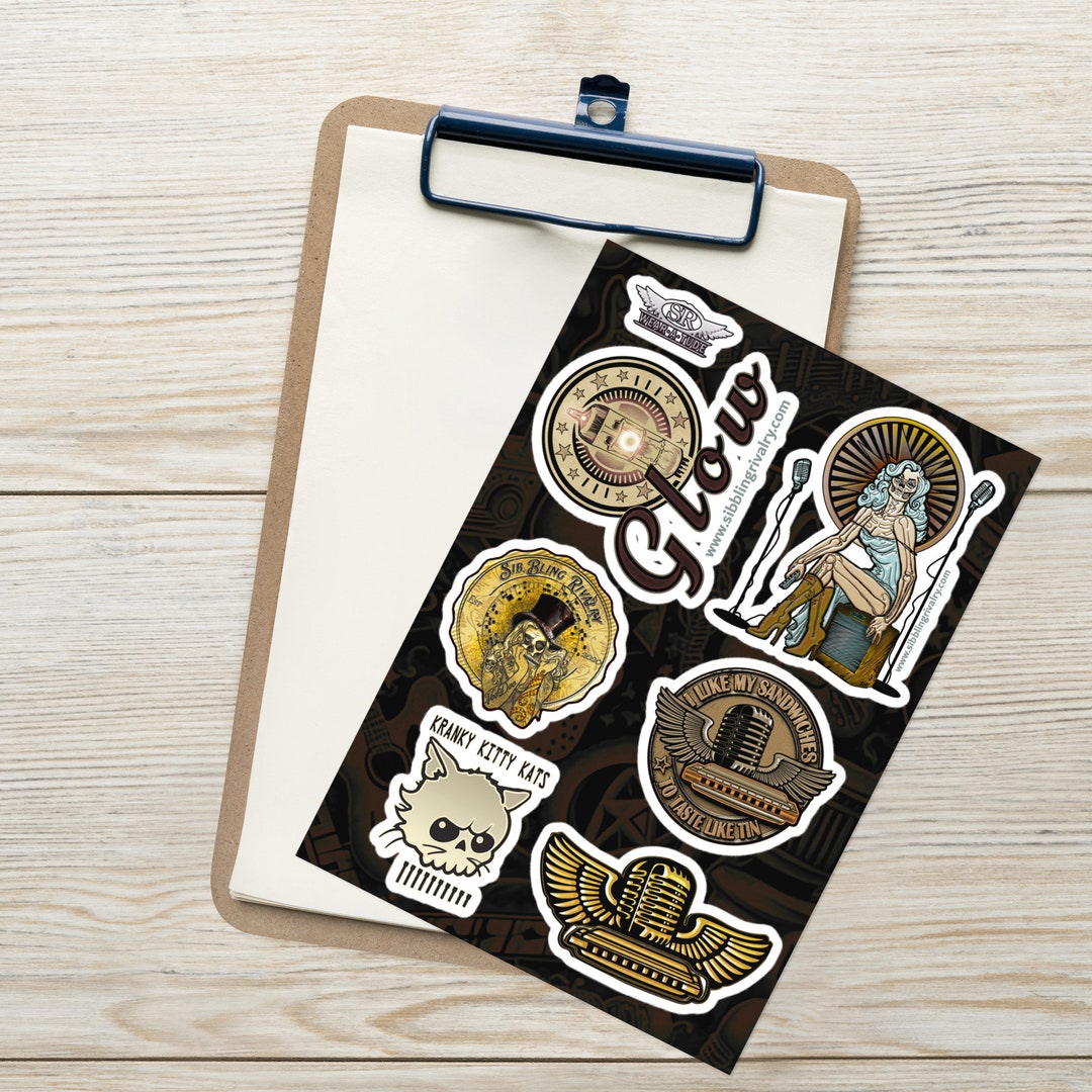 HARMONICA PLAYERS Blues Stickers Sheet - Etsy