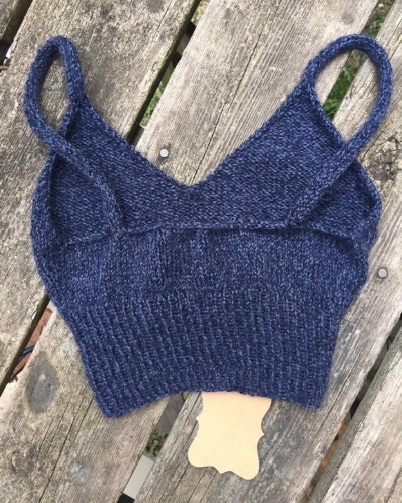 Hand Knit Crop Top - Etsy