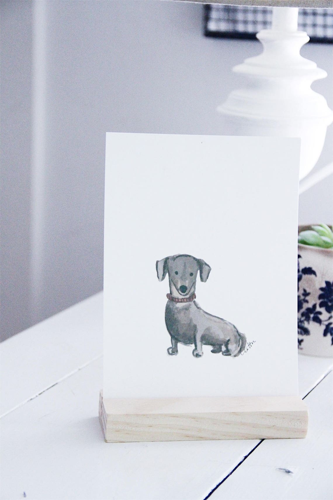 5x7 Chocolate Lab Print - Etsy