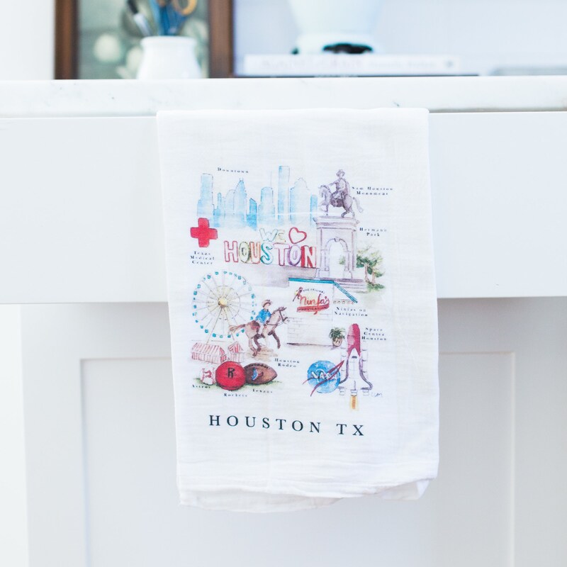 Map Tea Towel - Etsy