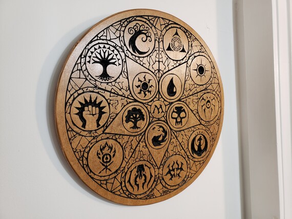 Mana and Ravnica Guild Symbols Magic the Gathering Inspired - Etsy