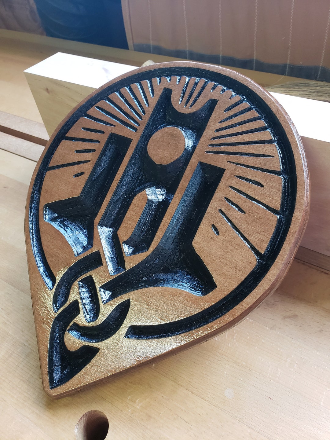 College of Winterhold Icon Wood Carved Mage Guild the Elder Scrolls V ...