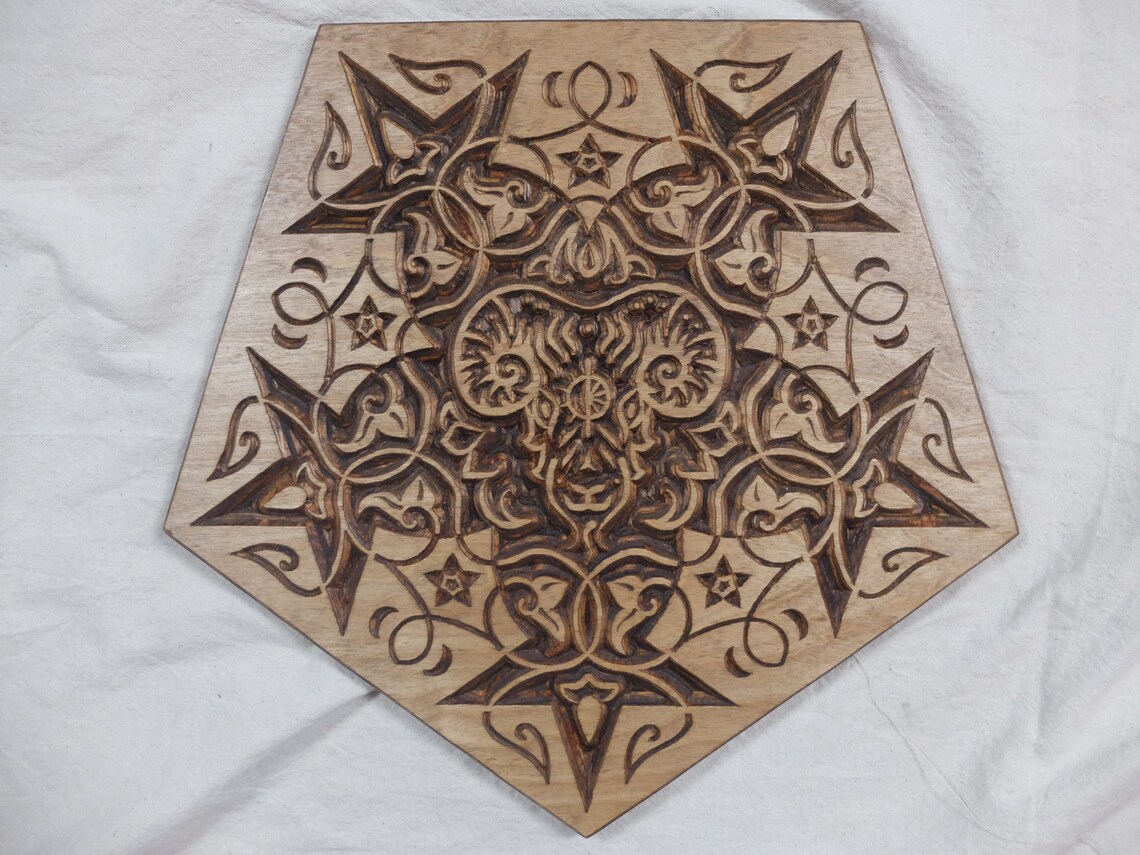 Project Woden faun Wood Carving Satyr Pan - Etsy