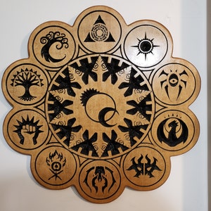 The Guildpact - Magic the Gathering Inspired Sign - Guild Symbols - MTG ...