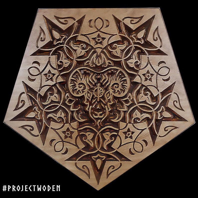 Project Woden faun Wood Carving Satyr Pan - Etsy