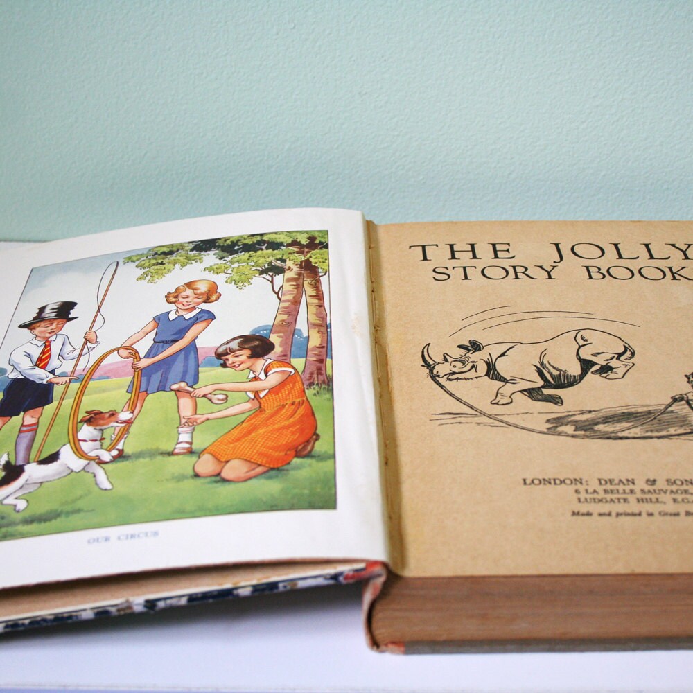 The Jolly Story Book Bedtimes Stories Book Edited in 1936 - Etsy
