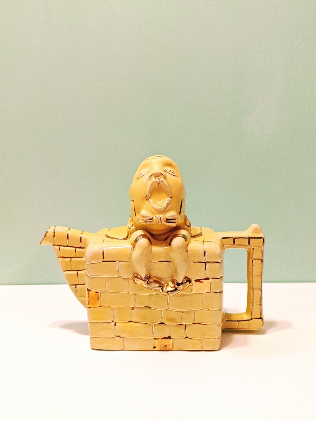 Antique Humpty Dumpty Tea Pot, Made in England, 1930's, Alice in ...