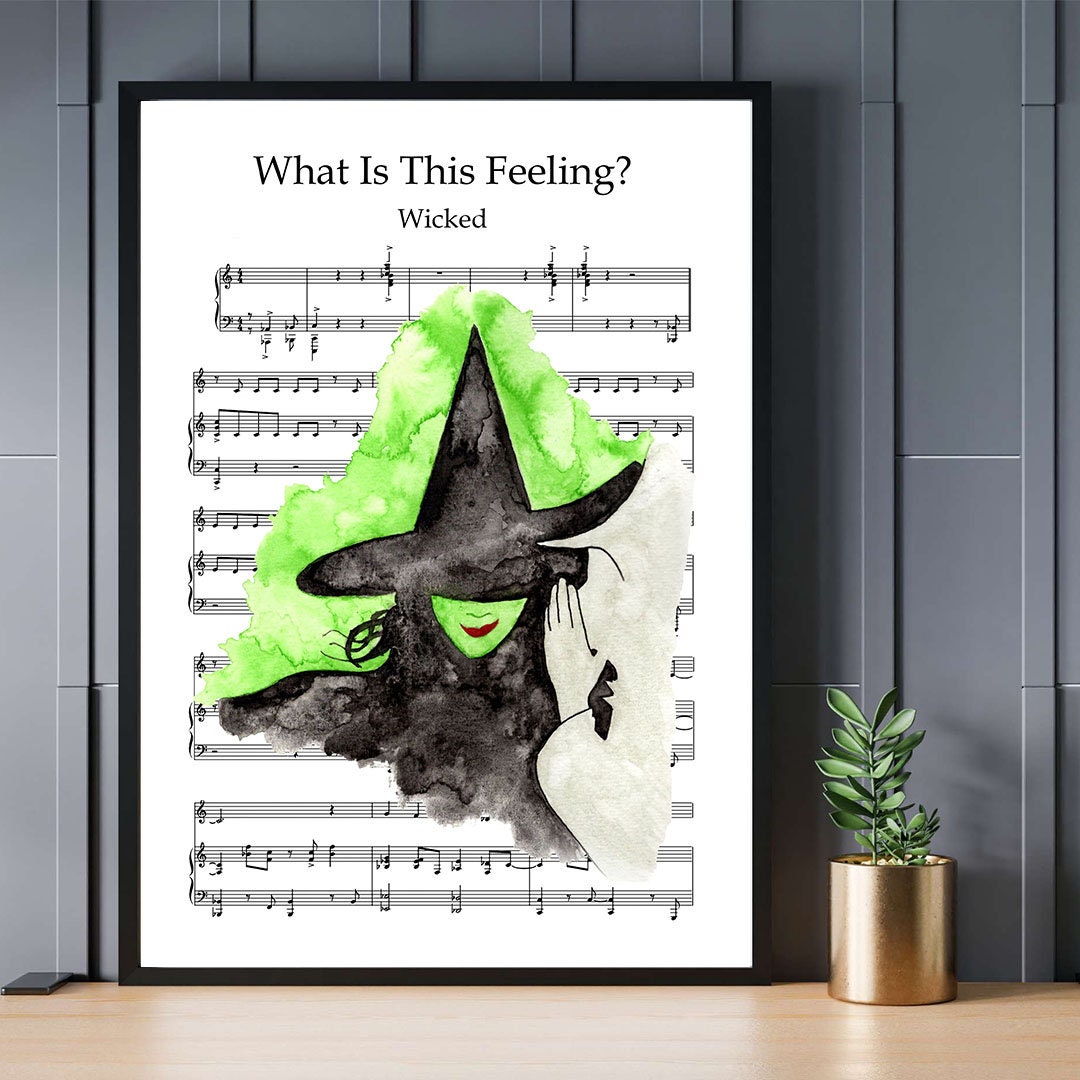 Wicked | What is This Feeling? | INSTANT DIGITAL DOWNLOAD - Etsy