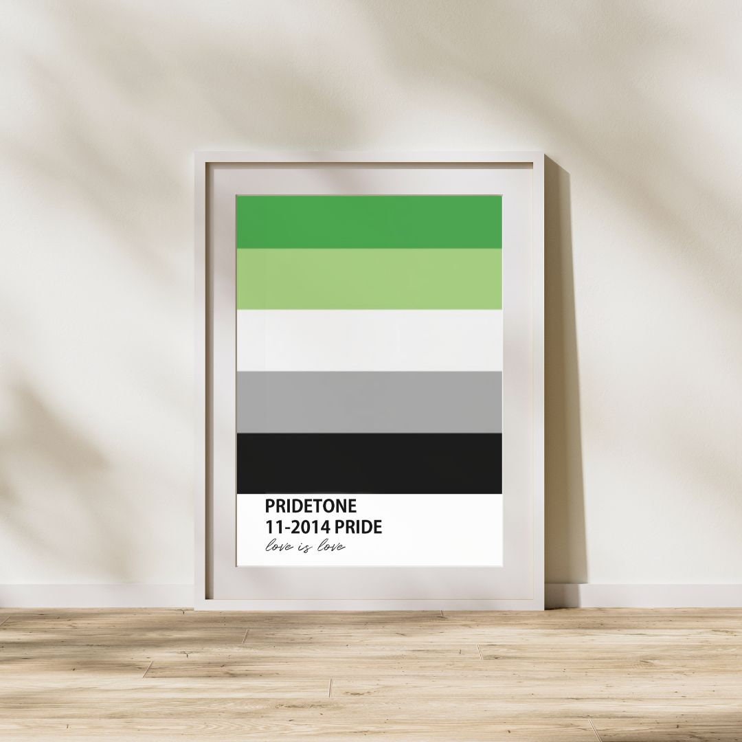 Aromantic Pridetone | Poster Print | INSTANT DIGITAL DOWNLOAD - Etsy