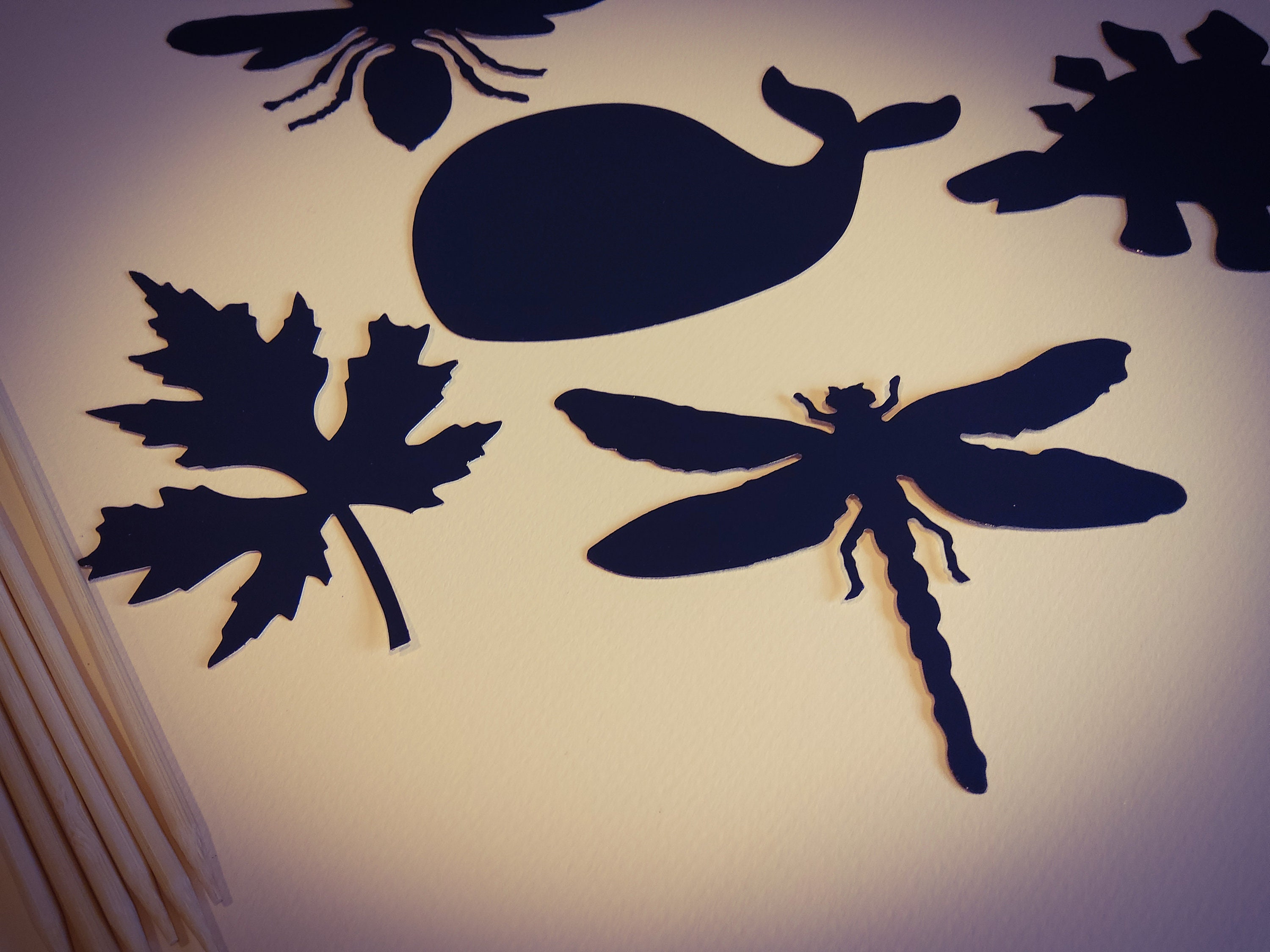 Scratch Art Die Cuts Insects/dinosaur/leaf Kids Crafting - Etsy