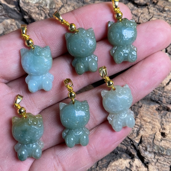 Jade Gold Pendant - Etsy