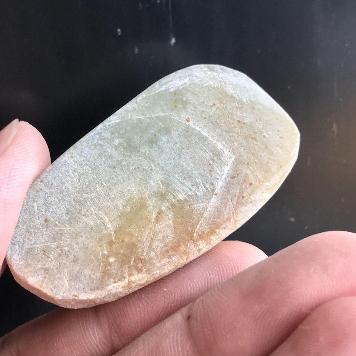 61.5g Natural Jadeite Yellow Green Raw stone Burmese Grade A | Etsy