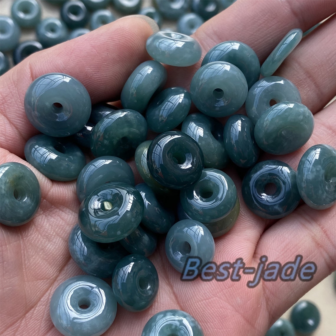 Natural Guatemalan Jadeite Light Translucent Blue Grade A Jade - Etsy