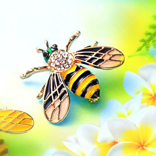 Bumble Bee Brooch - Etsy