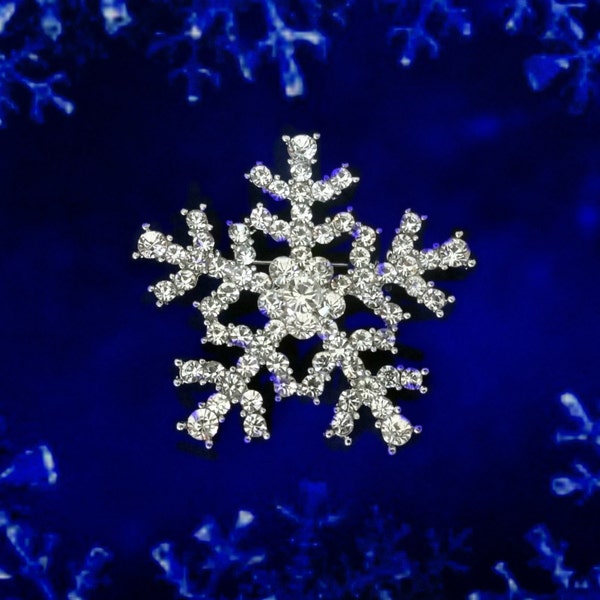 Snowflake Brooch Pin - Etsy