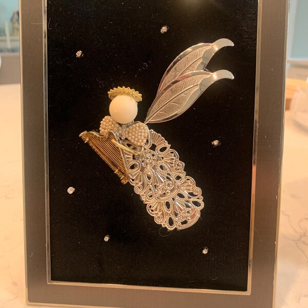 Angel Framed Jewelry Art - Etsy