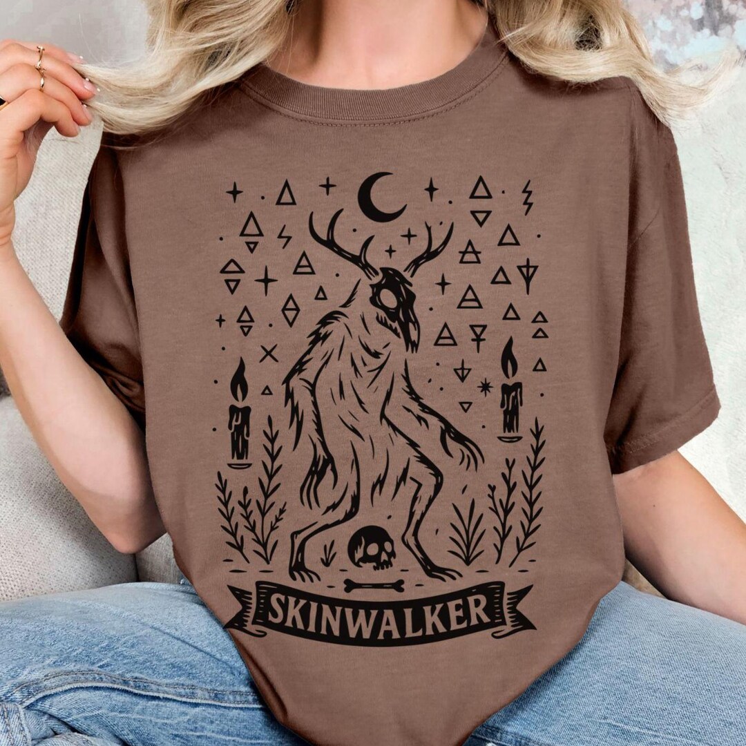 Skinwalker Shirt, Unisex Cryptid Shirt, Occult Monster T-shirt, Navajo ...