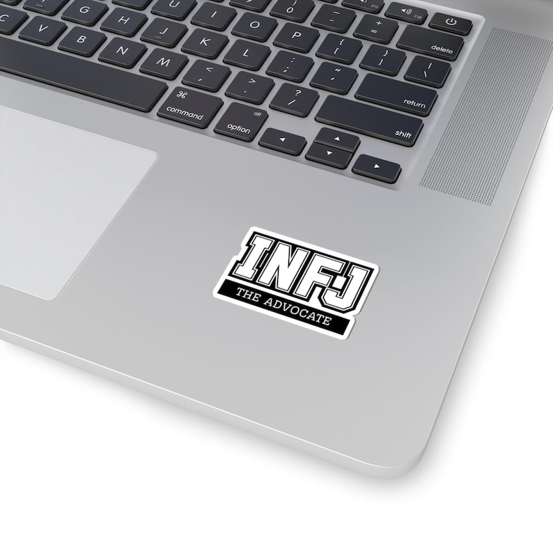 INFJ Sticker Black - the Advocate MBTI Personality Decal, Myers Briggs ...