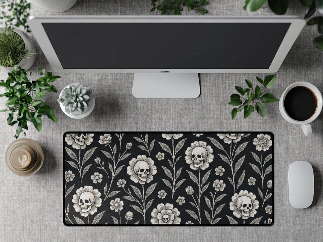 Goth Desk Mat, Witchy Mouse Pad, Witchy Stuff, Witchy Macabre Mat ...