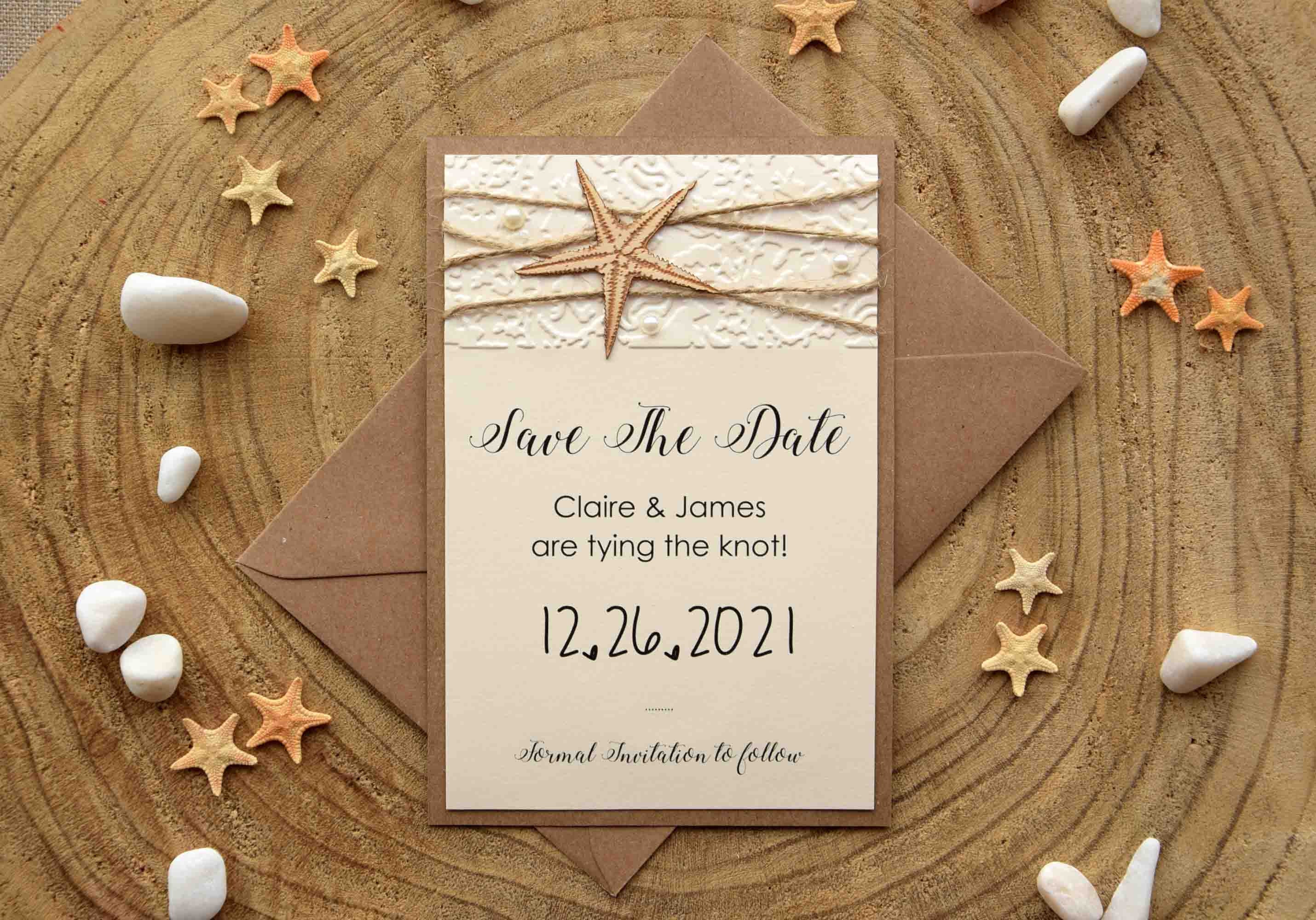 beach-wedding-save-the-date-cards-unique-save-the-dates-etsy