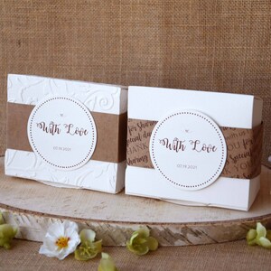 Party Gift Boxes, White Birthday Favor Boxes, Christmas Favor Boxes ...