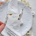 The Linen Verse Place Card, Scroll Edition, Minimalist Name Card With ...