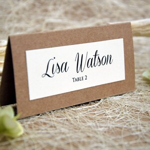 Simple Wedding Place Cards, Wedding Place Cards, Escort Cards, Place ...