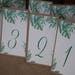 Botanical Wedding Table Numbers, Leafs Table Numbers, Botanical Leafs ...