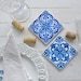 Set of 2 Portuguese Tiles With Guest's Name, Coimbra Collection ...