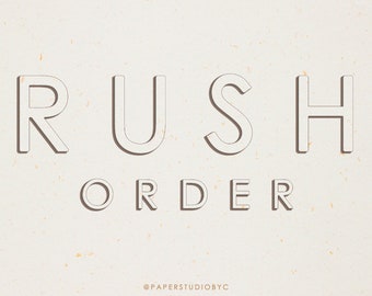 Rush Order Please Read the Descriptions - Etsy