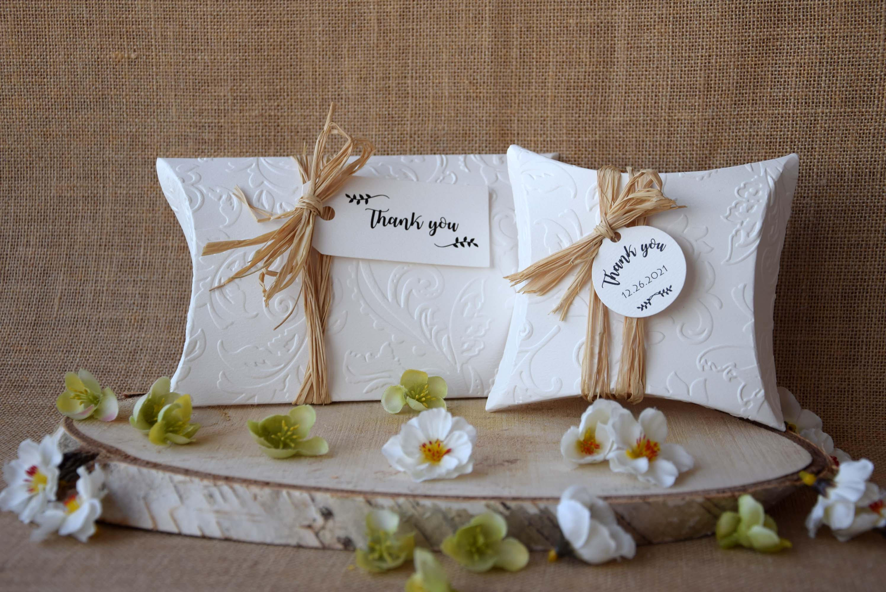Rustic Wedding Favor Boxes Party Favor Boxes Gift Double - Etsy Australia