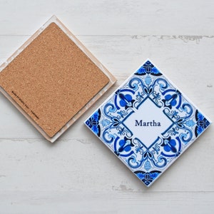Set of 2 Portuguese Tiles With Guest's Name, Albufeira Collection ...