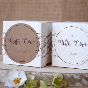 Personalized Square Wedding Favor Boxes, Custom Wedding Gift Boxes ...