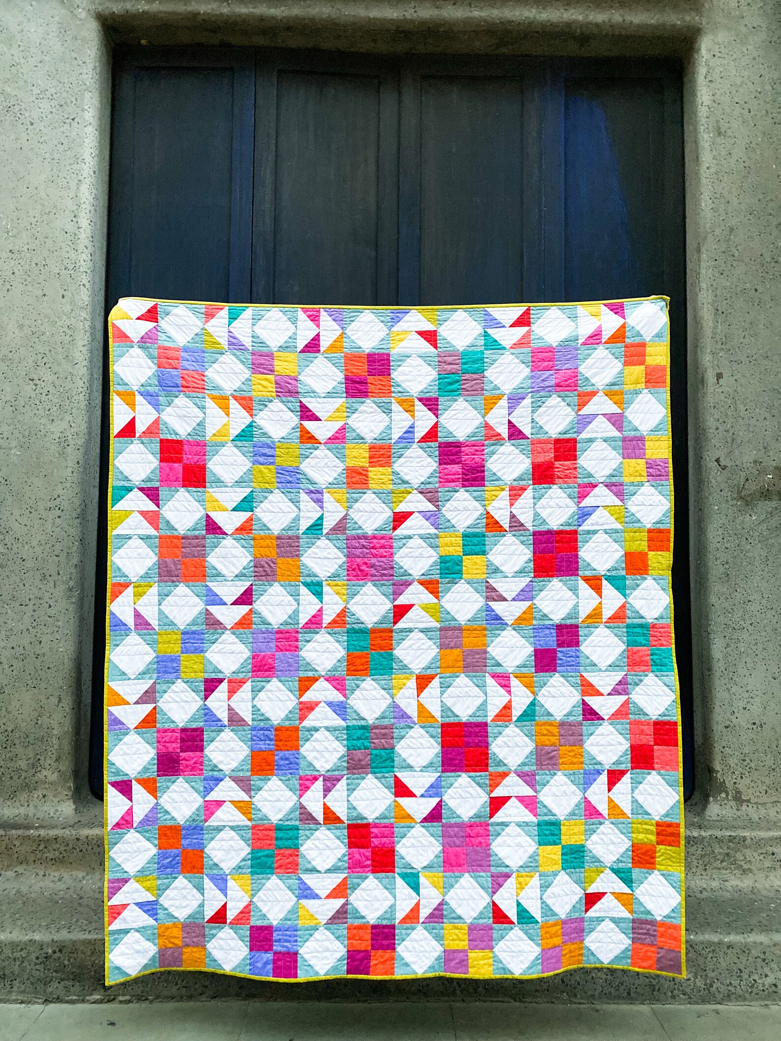 Hidden Shapes Quilt Pattern - Modern Quilt Pattern - Fat Quarter ...