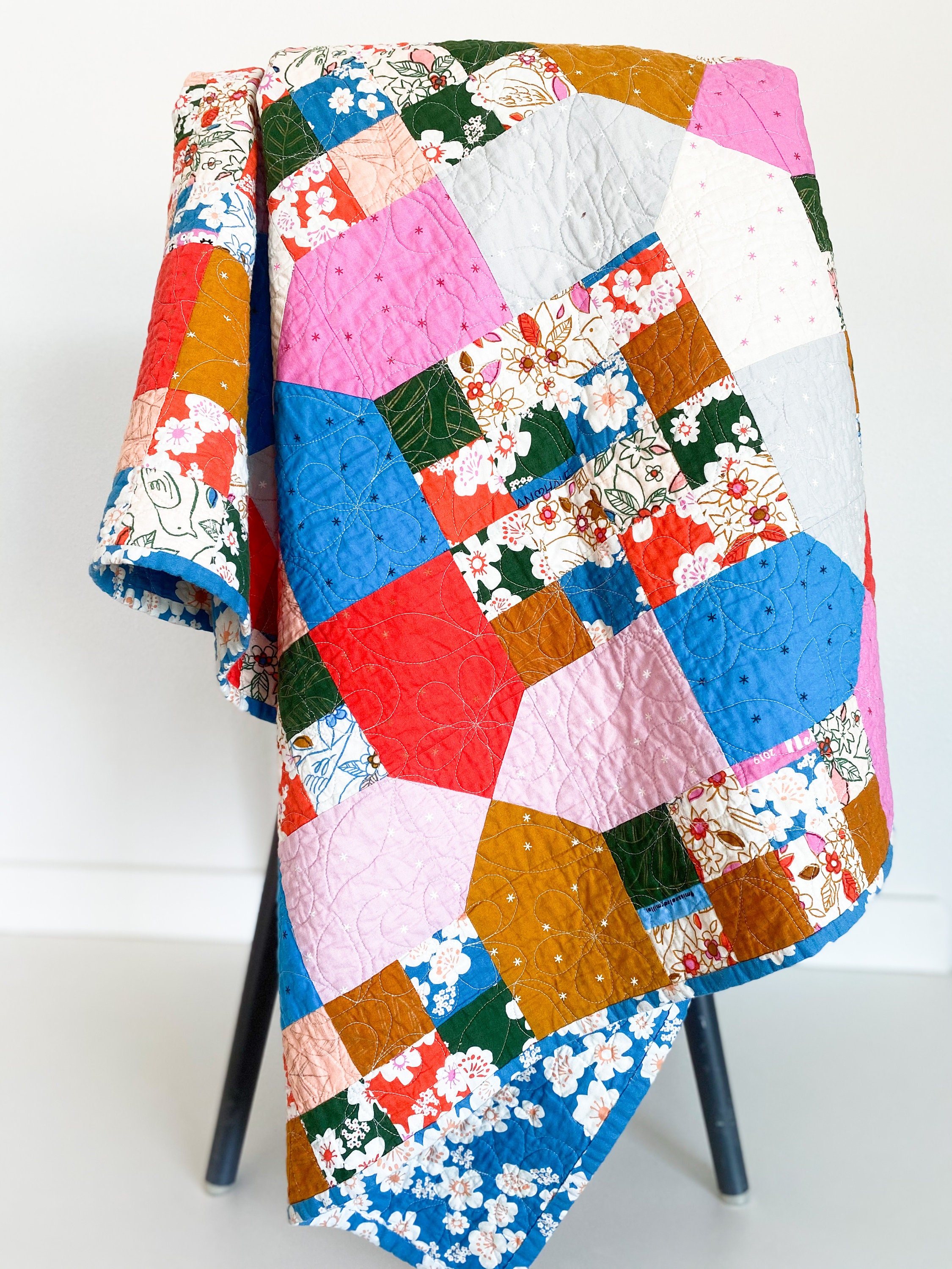 Red Fort of Agra Quilt Pattern Jelly Roll Quilt Pattern Mini Charm ...