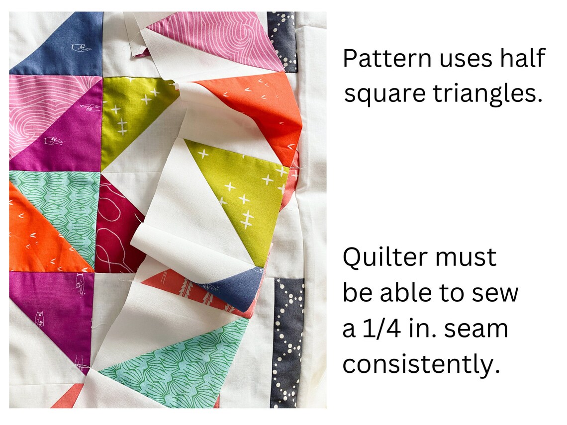 Framed Patchwork Star Modern Quilt Pattern Modern Star Quilt Pattern Modern Patchwork Star ...